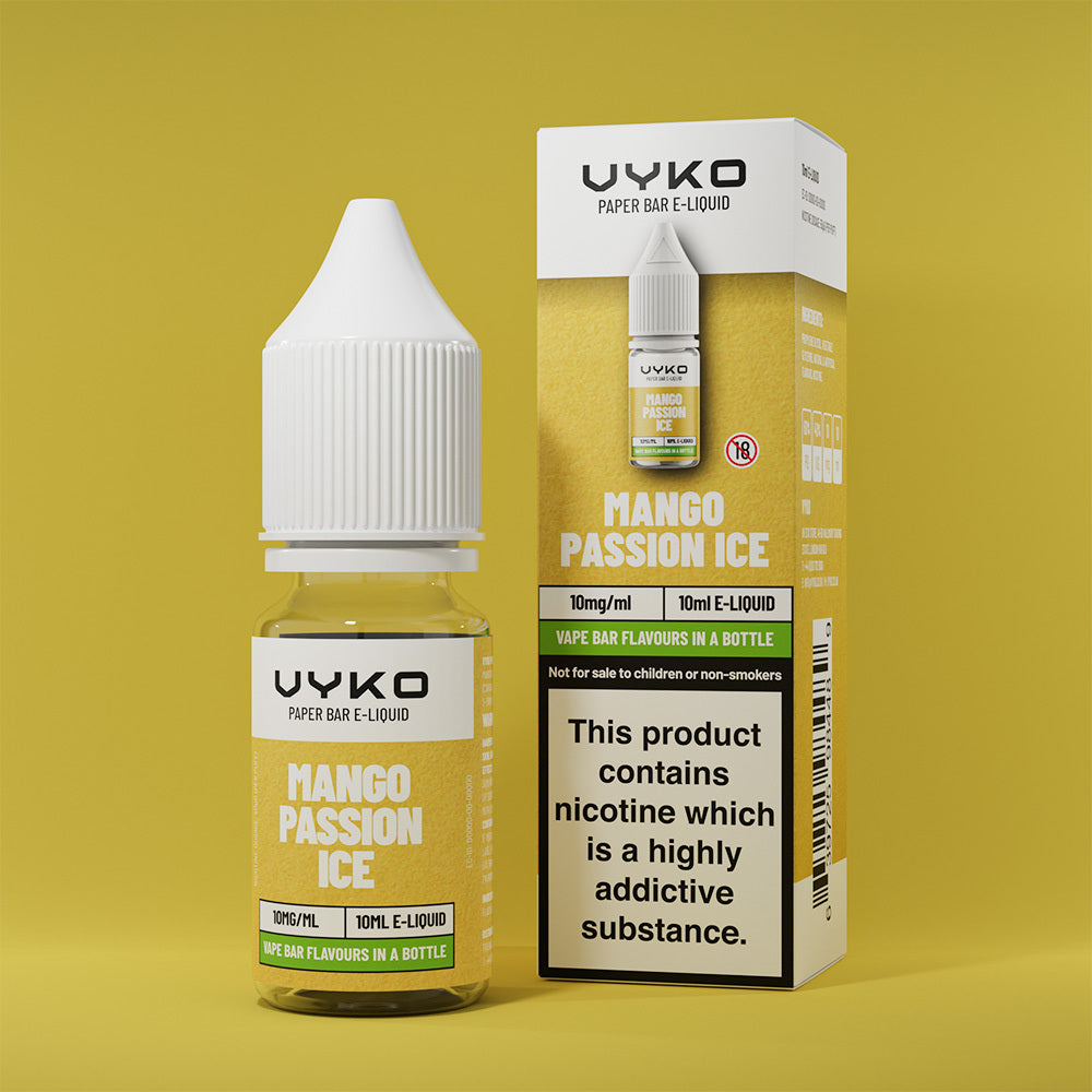 VYKO Bar Mango Passion Ice 10ml Nicotine Salt E-Liquid | UK ECIG STORE ...