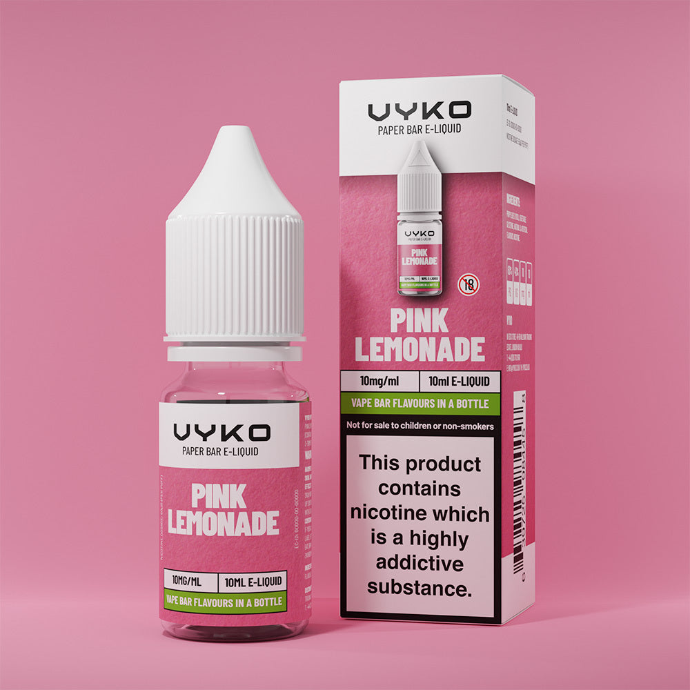 VYKO Bar Pink Lemonade 10ml Nicotine Salt E-Liquid | UK ECIG STORE ...